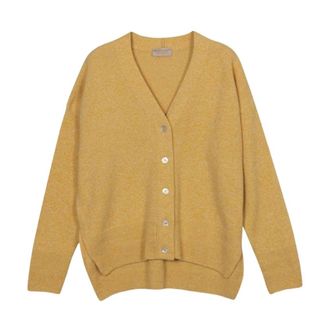 John Smedley Cardigan - - Knitwear - Damen - Gelb - S
