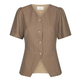 Neo Noir Blusen & Shirts - - Blouses & Shirts - Damen - Braun - S