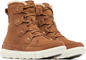 Sorel Damen Explorer Next Joan Waterproof Mode-Stiefel, Velvet Tan/Fawn, 40 EU