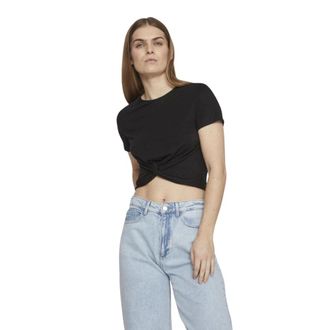Vila Vila, Femme, Tops, Noir, Taille: 40 FR T-shirt court pour femme