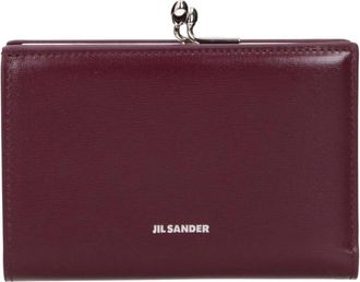 Jil Sander Clasp Wallet - - Accessories - Damen - Rot - ONE SIZE