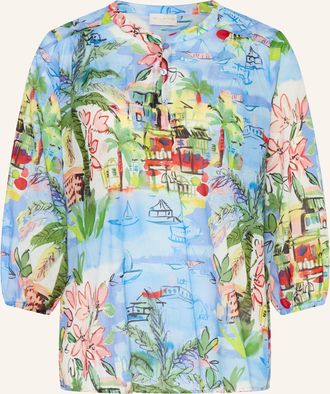 Milano Milano Italy Blusenshirt Mit 3/4-Arm blau