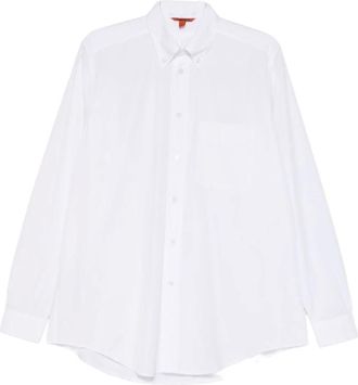 Barena Homme, Chemises, Blanc, Taille: XL Linen Shirt