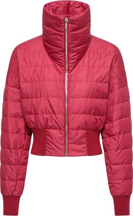 Rick Owens Moncler Cropped Down Jacket, Women, Red, Size: 0