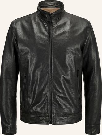 Milestone Lederjacke Msjack schwarz
