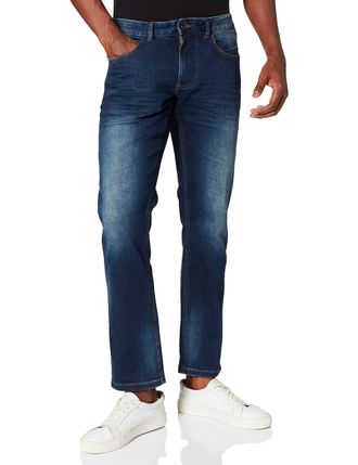 Camel Active Madison, Herren Jeans Hose Flexxxactive Denim Blue (48) W 33 L 30