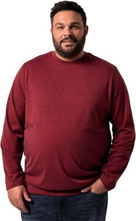 Men Plus T-Shirt Mens+ Coupe sp&eacute;ciale, Manches Longues et col Rond, Ventre Confort, Collection Basic - Jusquau 8 XL Marron cuivre 3XL 836313542-3XL