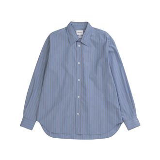 Norse Projects Espevik Shirt - - Shirts - Herren - Blau - S