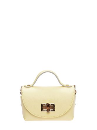 Anna Luchini Gelb Rindsledertasche
