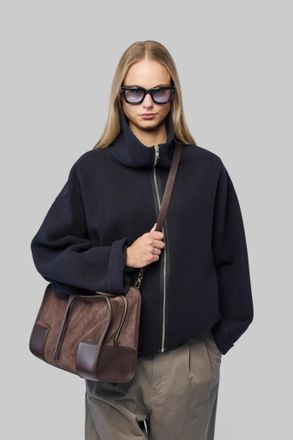 Sofie D'Hoore Short Zipped Jacket High Neck