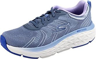 Skechers Femme Max Cushioning Delta Chaussure de Course sur Route, Garniture Textile Bleu Lavande, 39 EU