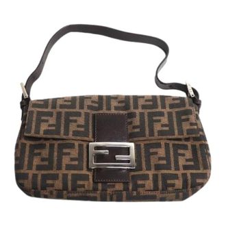 Fendi Pre-owned Mamma Baguette Canvas Handbag - - Pre-owned - Damen - Braun - ONE SIZE