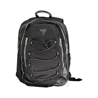 Guess Homme, Sacs, Noir, Taille: ONE Size Sac &agrave; dos urbain pour ordinateur portable avec style
