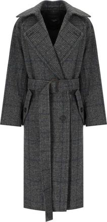 Max Mara Femme, Manteaux, Gris, Taille: 38 FR Sestri Belted Coat
