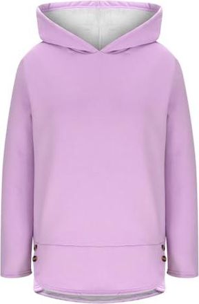 Generic Sweat à capuche en polaire pour femme - Doublure en peluche - Doux et chaud - Surdimensionné - Confortable - Pull thermique épais - Veste dextérieur p