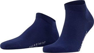 Falke Herren Sneakersocken Cool 24/7 M Sn Baumwolle kurz einfarbig 1 Paar, Blau Royal Blue 6000, 41-42