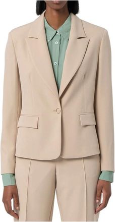 Fracomina Femme, Vestes, Beige, Taille: 44 FR Blazer Jacket