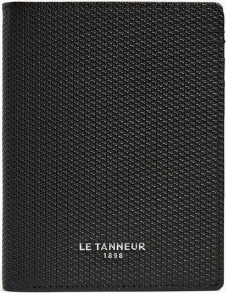 Le Tanneur Portefeuille vertical zipp&eacute; Lucien en cuir signature T