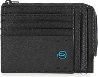 Piquadro Homme, Accessoires, Noir, Taille: ONE Size Porte-monnaie zipp&eacute; avec porte-documents