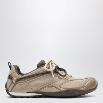 Balenciaga Radar Velvety beige and brown leather sneakers