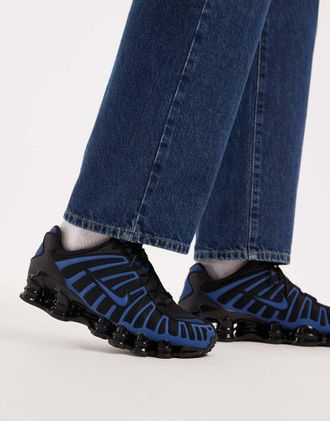 Nike Shox TL - Sneaker in Schwarz und reflektierendem Blau