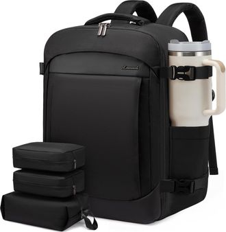 Lovevook Handgepäck Reiserucksack, Reiserucksack Herren Damen Groß, Laptop Rucksack Daypack Backpack Kofferrucksack mit Laptopfach, Travel Backpack Carry On Lu