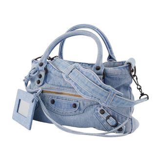 Balenciaga Le City First Shoulder Bag - Blue