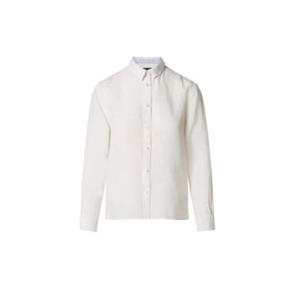 North Sails Femme, Blouses et Chemises, Blanc, Taille: 38 FR Linen Shirt