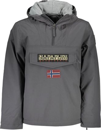 Napapijri Homme, Vestes, Gris, Taille: S Veste Rainforest Grise avec Capuche