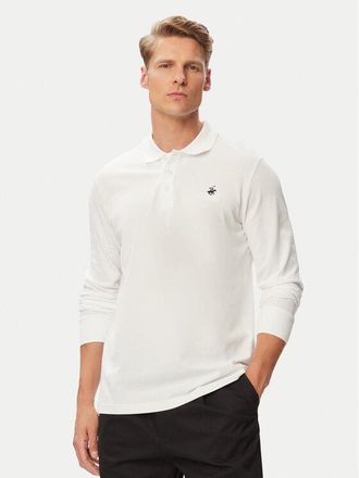 Beverly Hills Polo Club Poloshirt P-SS26M-P424125 Wei&szlig; Regular Fit