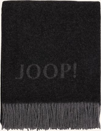 Joop Plaid Fine Doubleface grau