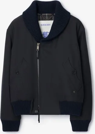 Burberry Bomber en laine m&eacute;lang&eacute;e, Size: XXXL