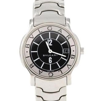 Bulgari Pre-owned Vintage Armbanduhr - - Pre-owned - Herren - Schwarzk - ONE SIZE
