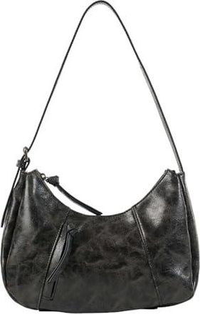 Fredsbruder Cuir sac &agrave; &eacute;paule Ever Faded Midi Hobo Faded Black noir