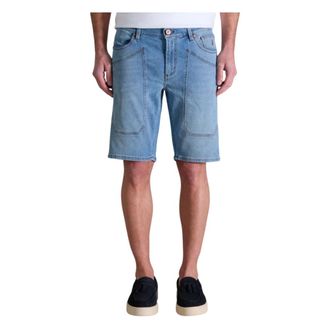 Jeckerson Jayden 5 Pocket Slim Patch Bermuda Shorts - - Shorts - Herren - Blau - W28