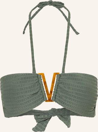 Watercult Watercult Bandeau-Bikini-Top Essential Twist gruen
