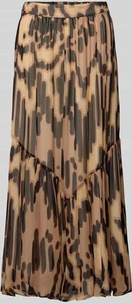 BA&SH Maxirock aus Viskose mit asymmetrischen Schnitt Modell ALEY