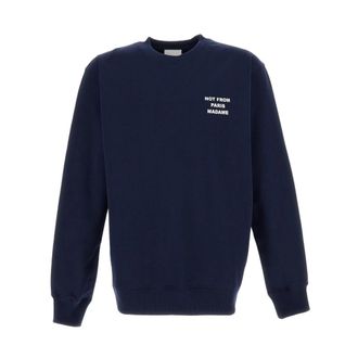 Dr&ocirc;le de Monsieur Le Sweatshirt Slogan - - Sweatshirts & Hoodies - Herren - Blau - L