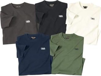 Atlasformen Lot de 5 Tee-Shirt Atlas - 4XL