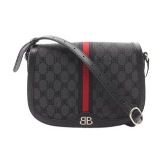 Balenciaga Pre-owned The Hacker Project Leather Canvas Shoulder Bag Limited - Femme - Pre-owned - Noir - Taille: ONE Size