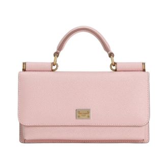 Dolce & Gabbana Kalbsleder Mini Bag - - Bags - Damen - Rosa - ONE SIZE