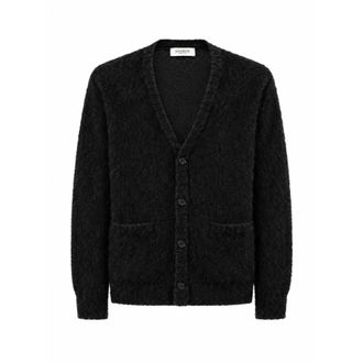 Laneus Boxi-fit Cardigan - - Knitwear - Herren - Schwarzk - S