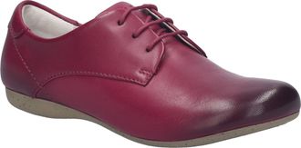 Josef Seibel Schn&uuml;rschuh JOSEF SEIBEL Fiona 84, Damen, Gr. 37, beere used, Leder, used, Schuhe Schn&uuml;rschuh, Businessschuh, Halbschuh mit Ziern&auml;hten, in Weite G (=w