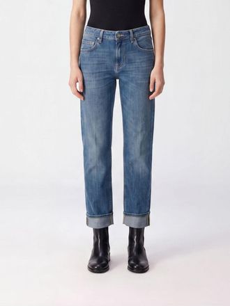 Dondup Jean skinny Coco en denim stretch &agrave; taille mi-haute avec revers