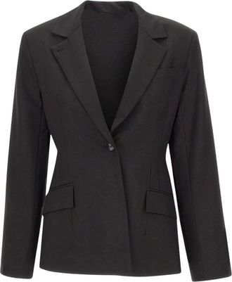 Birgitte Herskind Blazer ajust&eacute; Shelia - Femme - Vestes - Noir - Taille: 36 FR