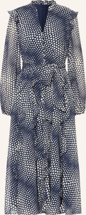 Hobb's Kleid Miriam Mit Volants blau