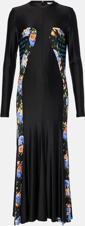 Paco Rabanne Bedrucktes Maxikleid aus Jersey