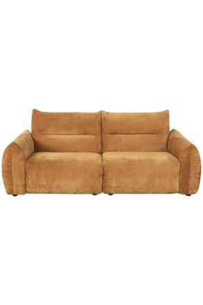 MID.YOU Mid.you 2-Sitzer-Sofa, Gold, Textil, 216x89x92 cm, Wohnzimmer, Sofas & Couches, Sofas, 2-Sitzer Sofas