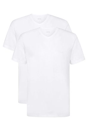 BOSS Herren T-Shirt Vn 2p Co T Shirts, Wei&szlig;, L EU