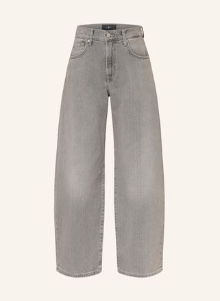 7 For All Mankind Barrel Jeans Bonnie Curvilinear grau